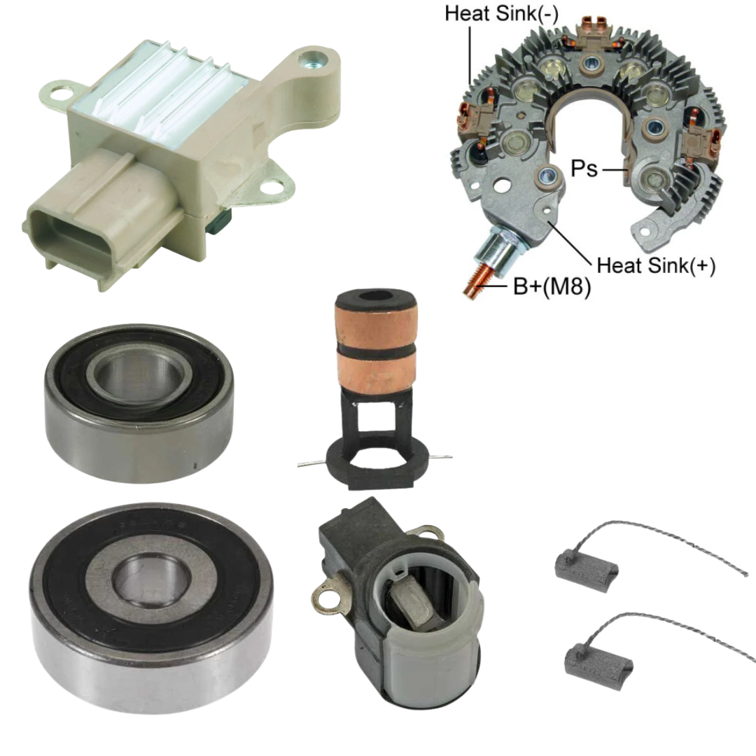Aftermarket Denso Alternator Rebuild Kit 11763RK – RC Auto Electric Parts