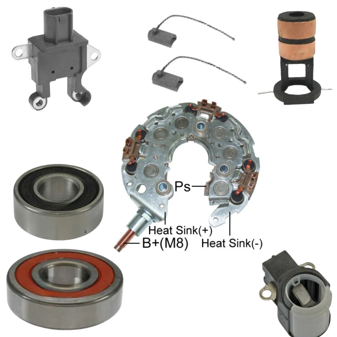 Aftermarket Denso Alternator Rebuild Kit 13868RK – RC Auto Electric Parts